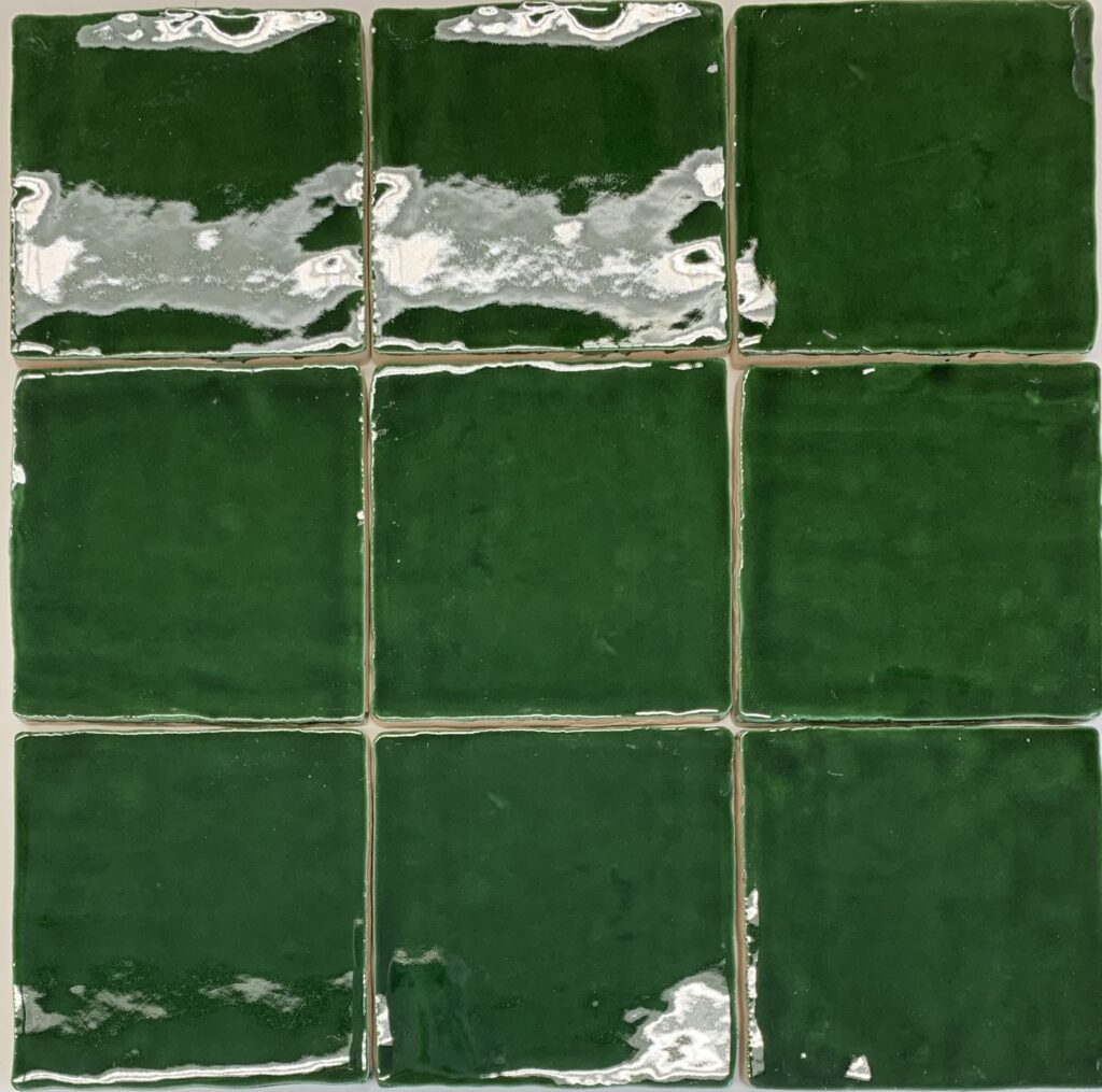 Ceramic TD Emerald Glossy 4x4 - Saltillo Tile Calgary