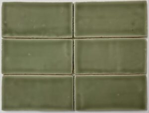 Ceramic TD Olive Glossy 3x6 - Saltillo Tile Calgary