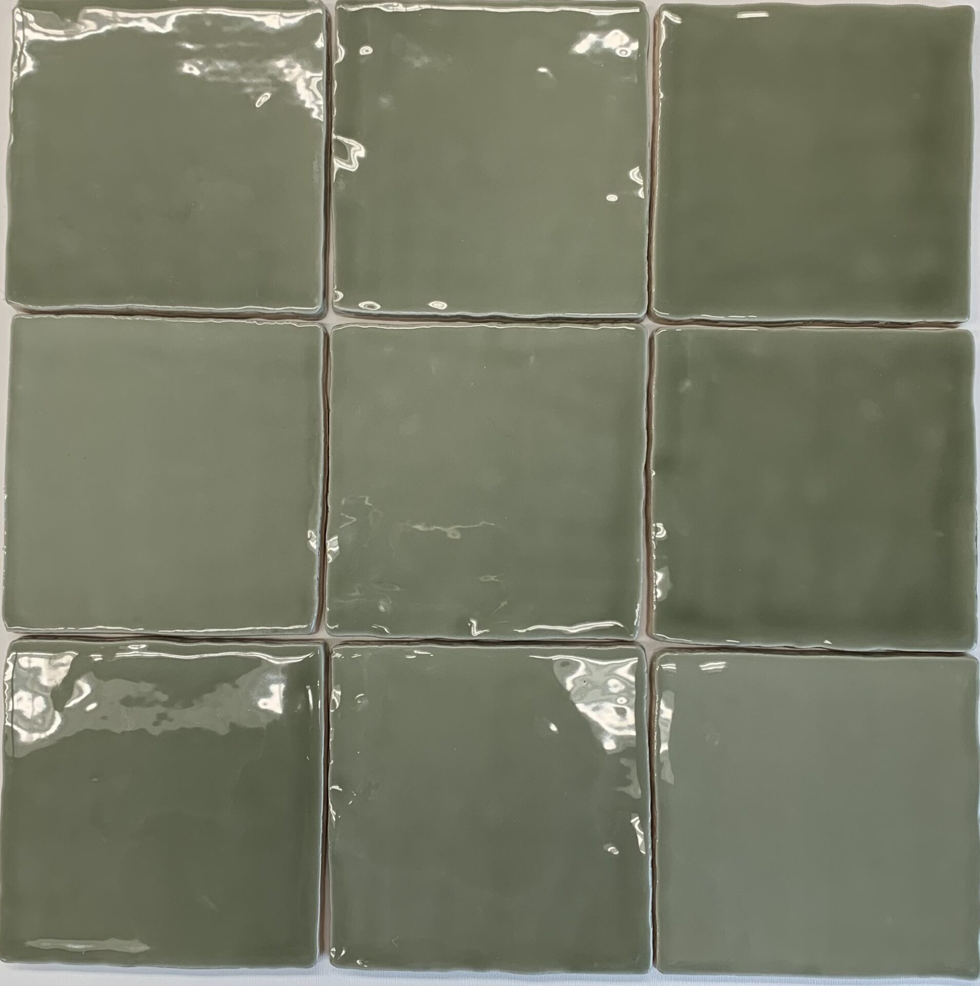 Ceramic TD Olive Glossy 4x4 - Saltillo Tile Calgary