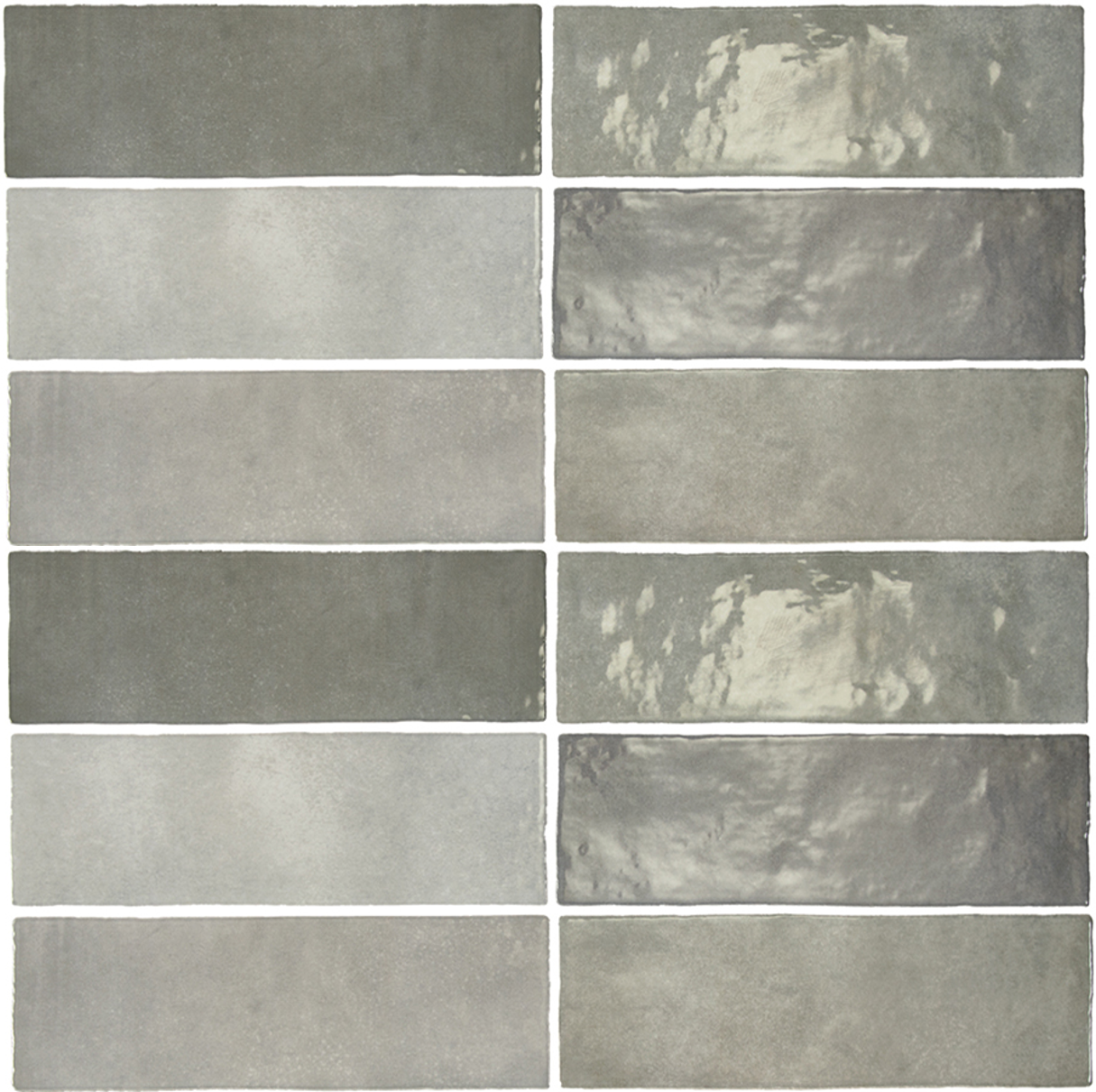 Ceramic EC Artisan 2.5x8 Alabaster Glossy - Saltillo Tile Calgary