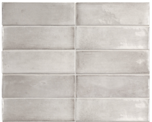 Porcelain EC Coco 2x6 Amber Grey Glossy - Saltillo Tile Calgary