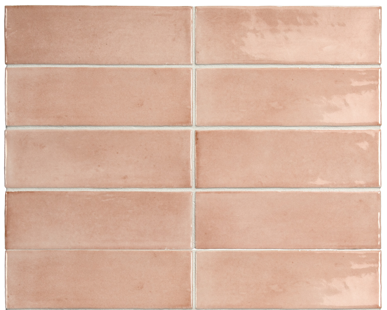 Porcelain EC Coco 2x6 Orchard Pink Glossy - Saltillo Tile Calgary
