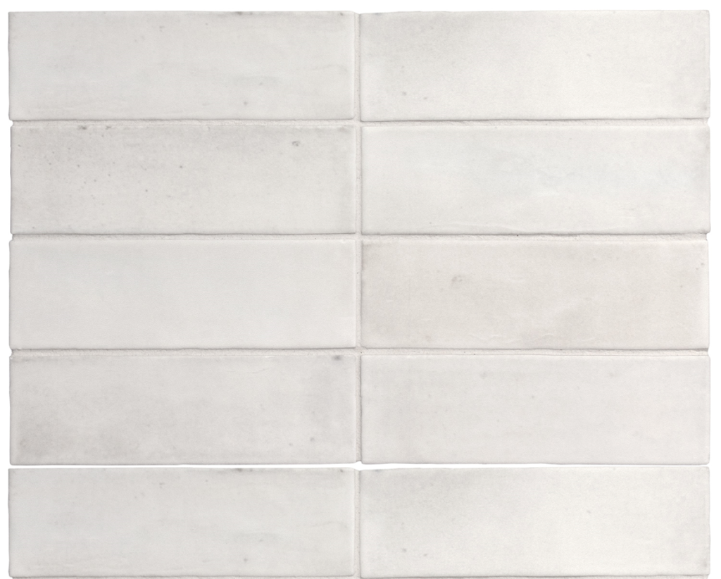 Porcelain EC Coco 2x6 White Matte - Saltillo Tile Calgary
