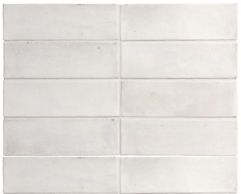 Porcelain EC Coco 2x6 White Matte - Saltillo Tile Calgary