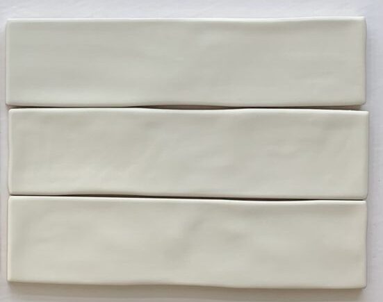 Ceramic BE 3X12 Chalk White Matte - Saltillo Tile Calgary