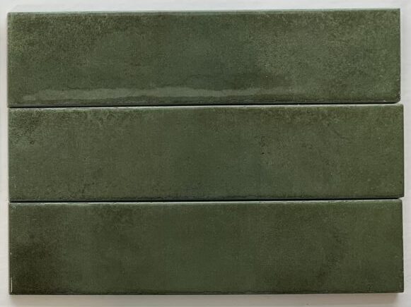 Porcelain KD Memory Moss Green Glossy - Saltillo Tile Calgary