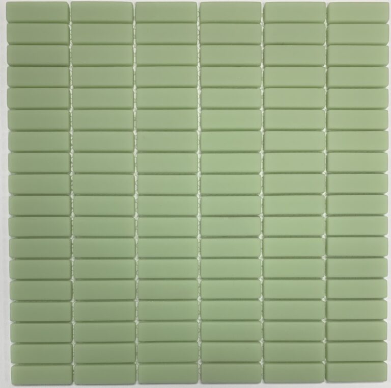 Glass RG Stacked Mint Matte - Saltillo Tile Calgary