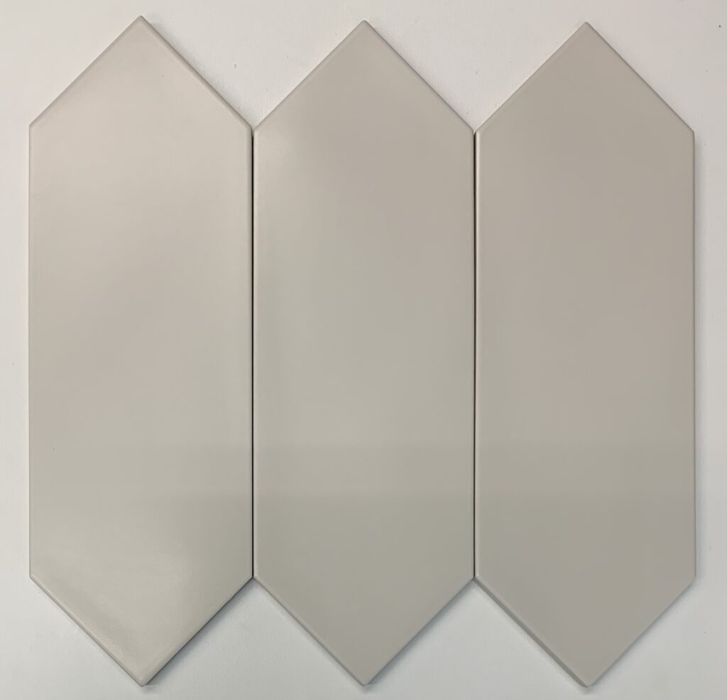 Porcelain EC Kite 4x12 White Matte (Picket) - Saltillo Tile Calgary