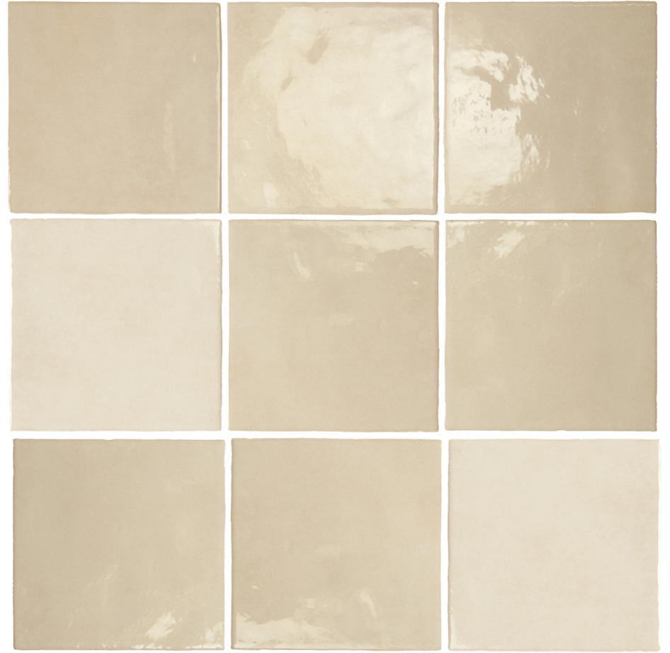 Ceramic EC Artisan 5.25x5.25 Ochre Glossy - Saltillo Tile Calgary