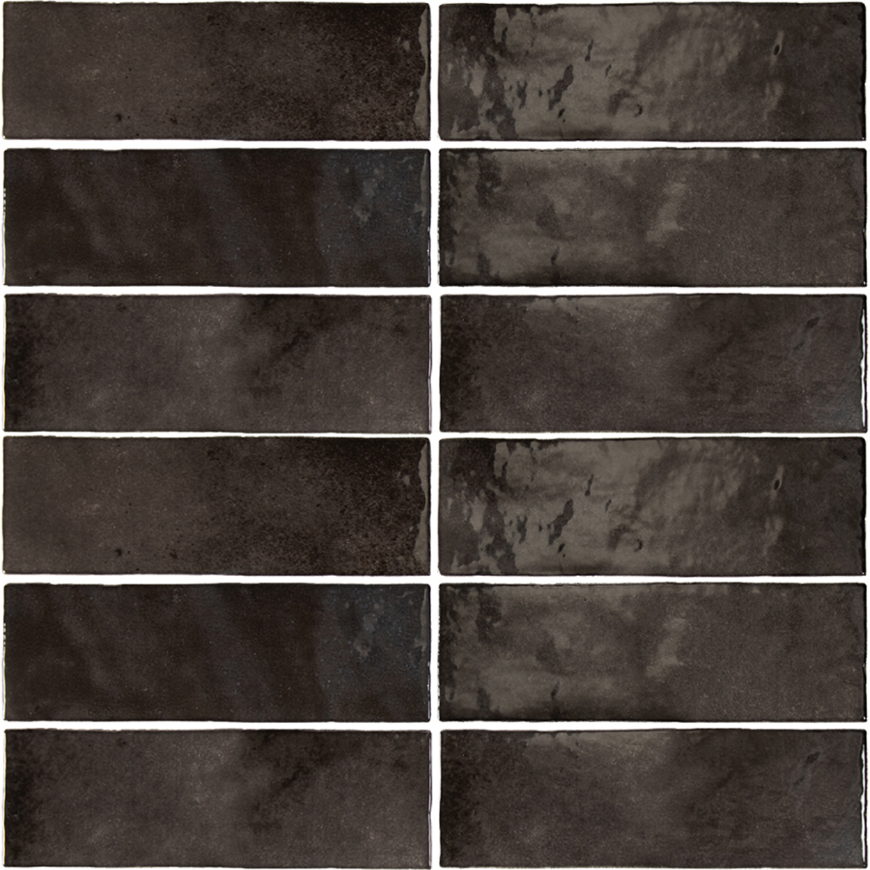 Ceramic EC Artisan 2.5x8 Graphite Glossy - Saltillo Tile Calgary