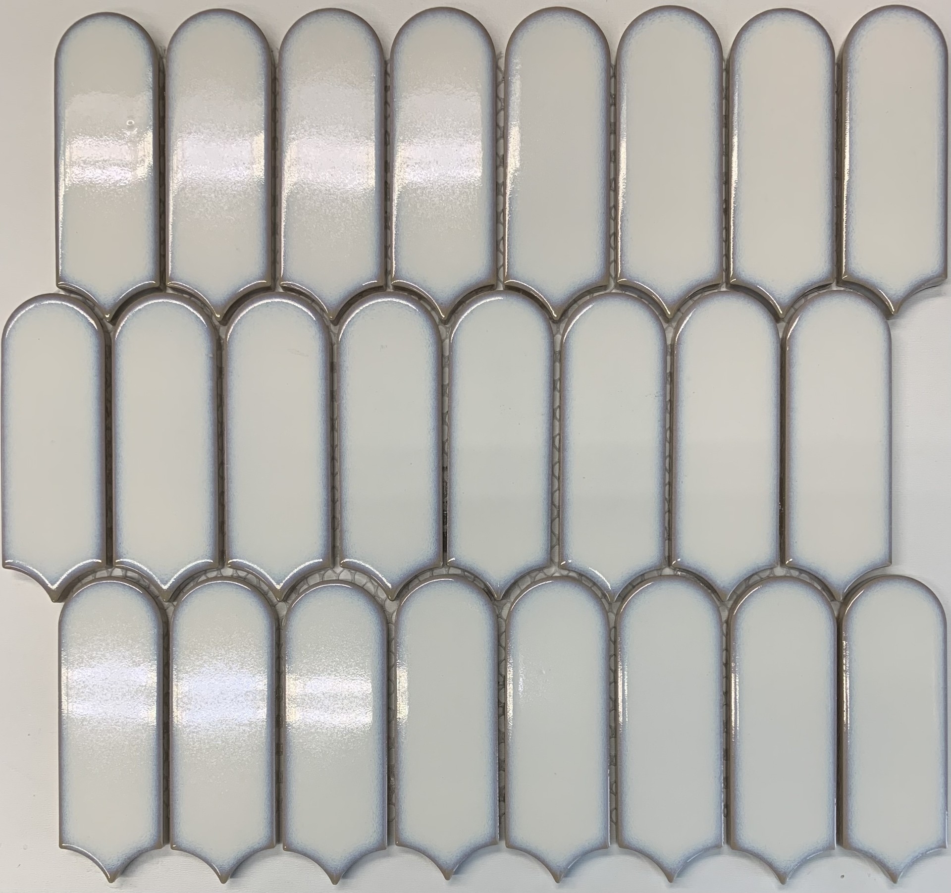 Porcelain HP Feather White Famble Glossy - Saltillo Tile Calgary