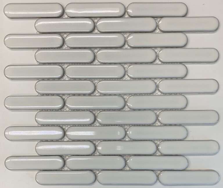 Porcelain HP Oval White Famble Glossy - Saltillo Tile Calgary