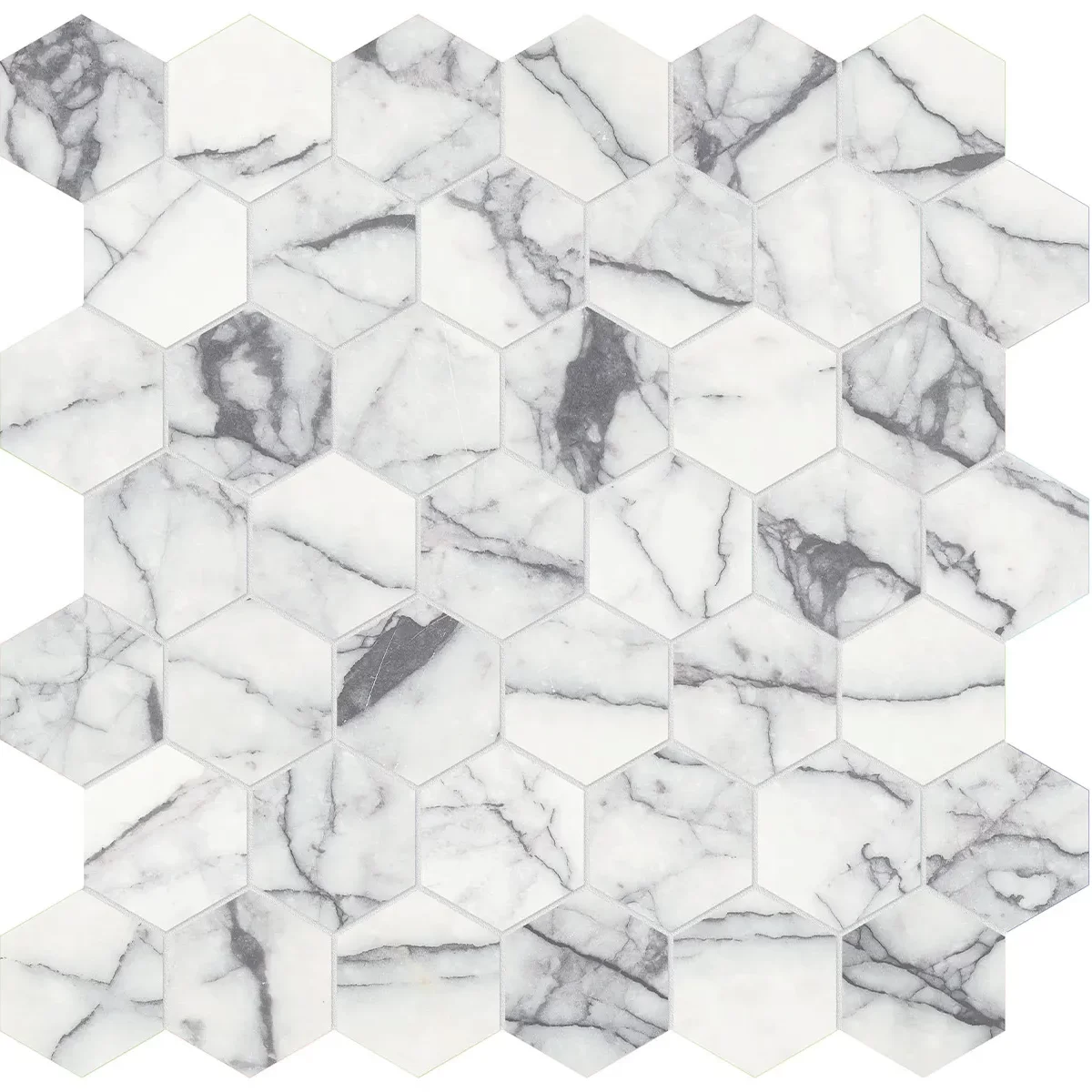 Natural Stone AN Lilac Volta Hexagon 2" Honed - Saltillo Tile Calgary