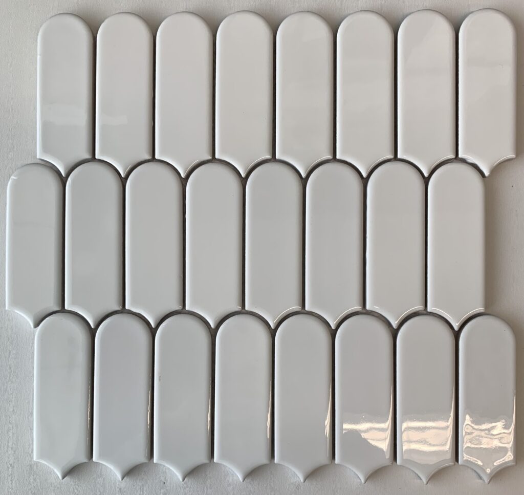 Porcelain HP Feather White Glossy - Saltillo Tile Calgary