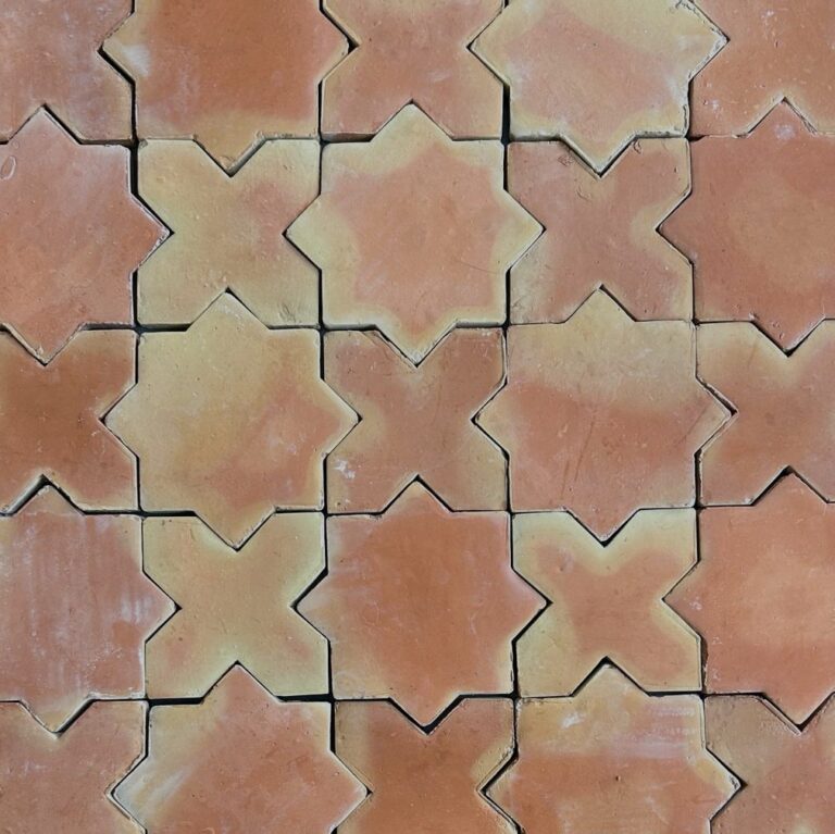Terra Cotta Star Cross Regular Sealed - Saltillo Tile Calgary